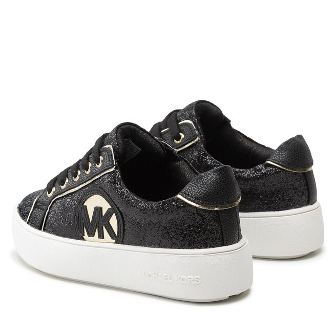 Sneakers MICHAEL Michael Kors Jordana Poppy MK100471 Black/Gold ...