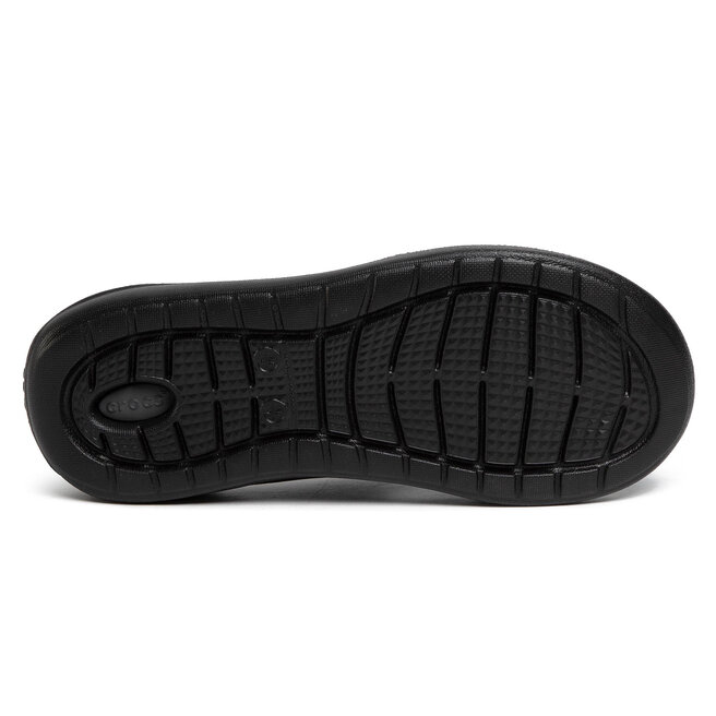 Japonki Crocs Literide Flip 205182 Black/Slate Grey | eobuwie.com.pl