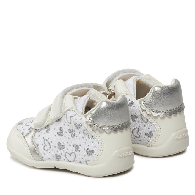 Sneakersy Geox B Elthan Girl B451QB 0AW54 C0007 White/Silver | eobuwie ...