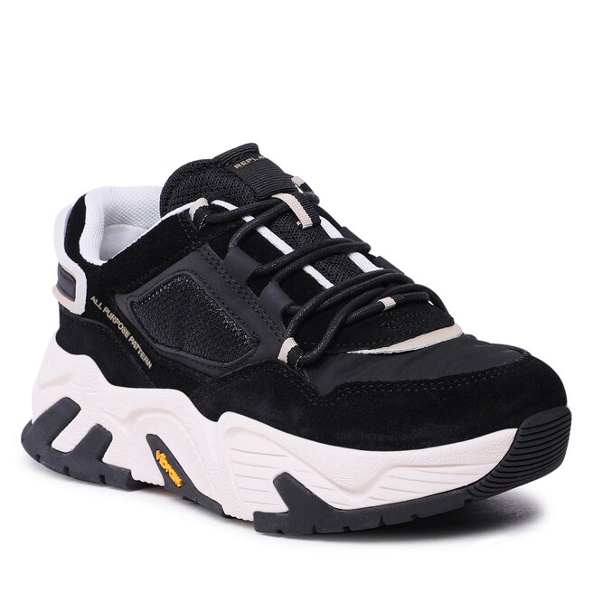 Sneakers Replay Solar Monde GWS7O.000.C0001L Nero | escarpe.it