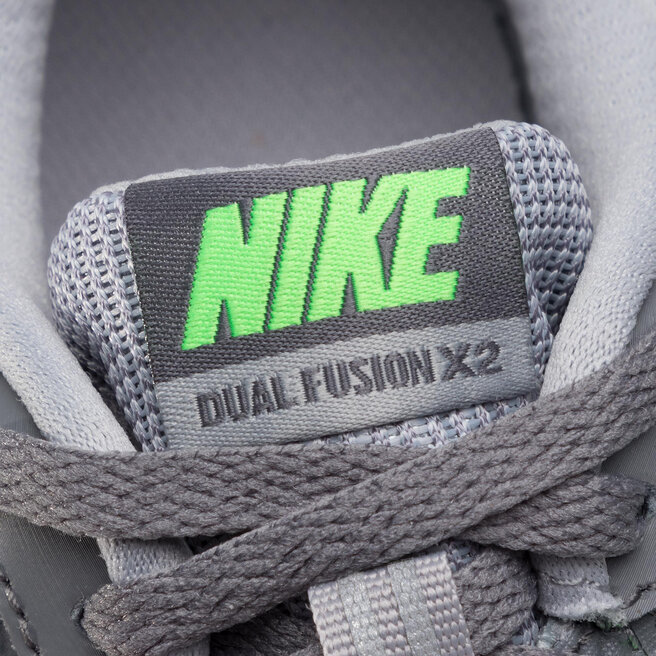 Buty Nike Dual Fusion X 2 (GS) 820305 003 Cool Grey/Vltg Grn/Wlf Gry ...