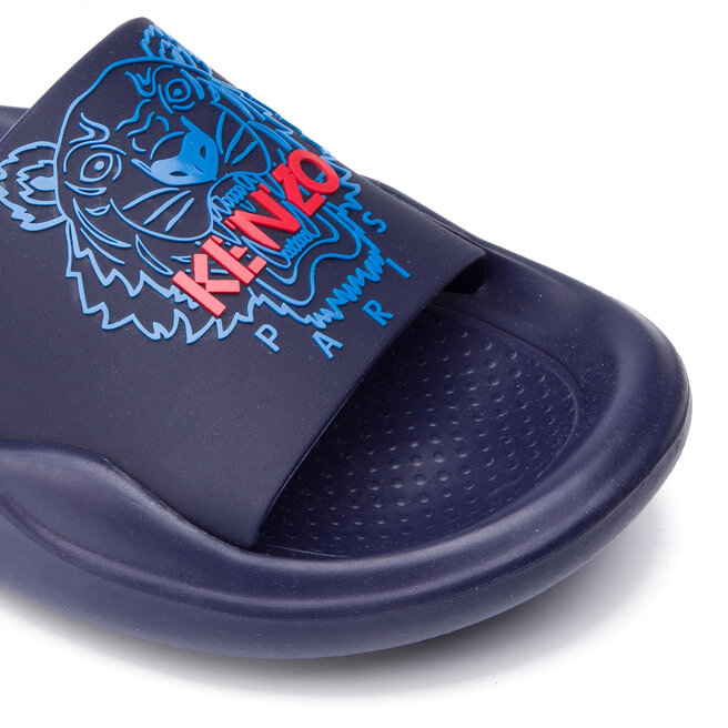 Klapki Kenzo Pool Sandal Tiger F952SD104P60 Granatowy | eobuwie.com.pl