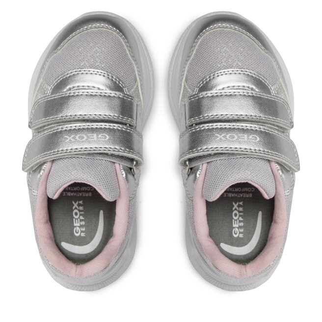 Sneakersy Geox B Sprintye Girl B454TC 0GNAJ C1007 S Silver | eobuwie.com.pl