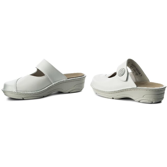 Klapki Berkemann Heliane 03457-130 Biały | eobuwie.com.pl