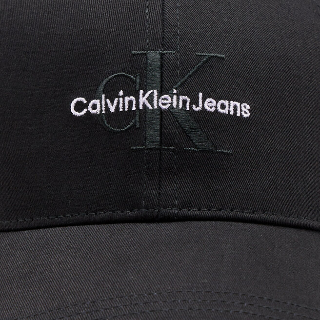 Cappellino Calvin Klein Mono Logo Embro K60K612317 Nero | escarpe.it