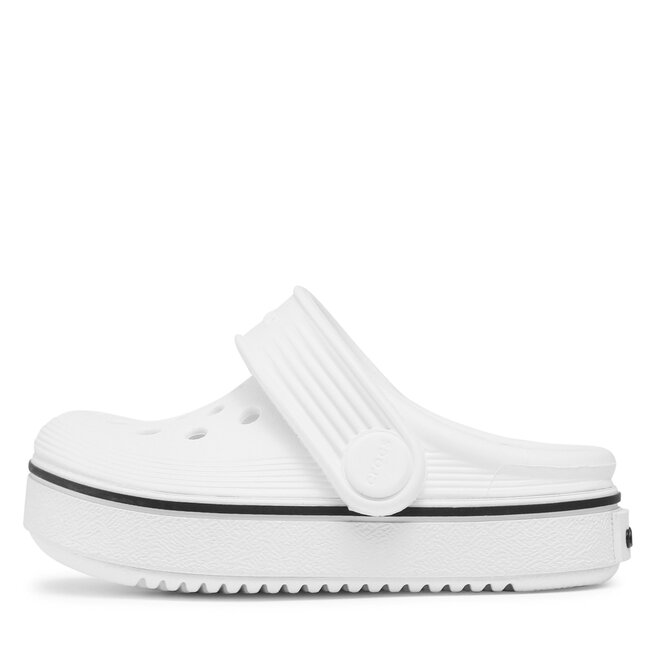 Klapki Crocs Crocs Crocband Clean Clog T 208479 Biały | eobuwie.com.pl