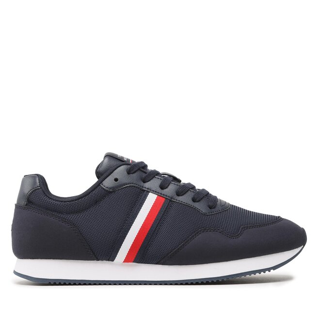 Sneakersy Tommy Hilfiger Core Lo Runner FM0FM04504 Tmavomodrá | eobuv.cz