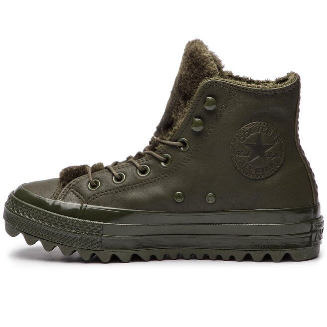 Sneakers Converse Ctas Lift Ripple Hi 562425C Verde | escarpe.it