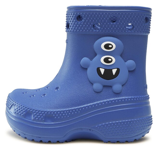 Kalosze Crocs Crocs Classic I Am Monster Boot T 209144 Niebieski ...
