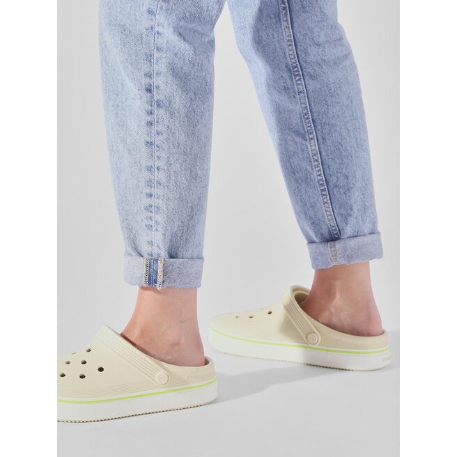 Παντόφλες Crocs Crocs Crocband Clean Clog 208371 Bone 2Y2 | epapoutsia.gr