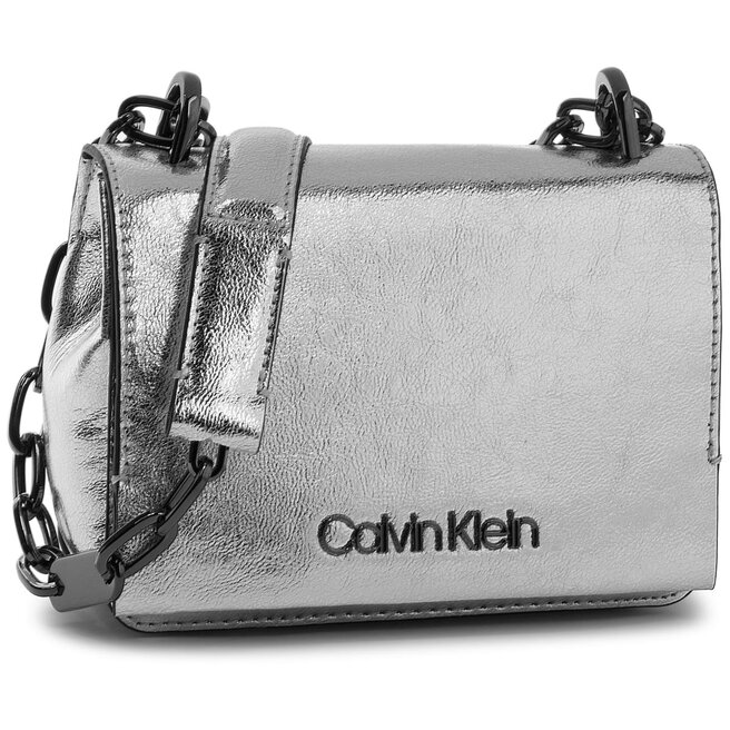 Torebka Calvin Klein Ck Candy Small Cross K60K604394 Srebrny | eobuwie ...