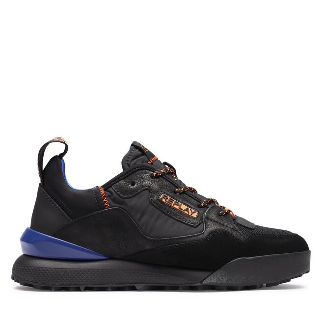 Sneakers Replay Field Master GMS8L.000.C0001L Black/Orange Royal 3255 ...