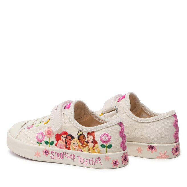 Sneakers Geox Jr Ciak Girl J3504D00010C1058 S Lt Ivory | eschuhe.de