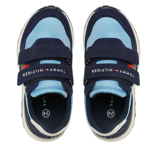 Sneakers Tommy Hilfiger Flag Low Cut Velcro Sneaker T1B9-32881-1587 M ...