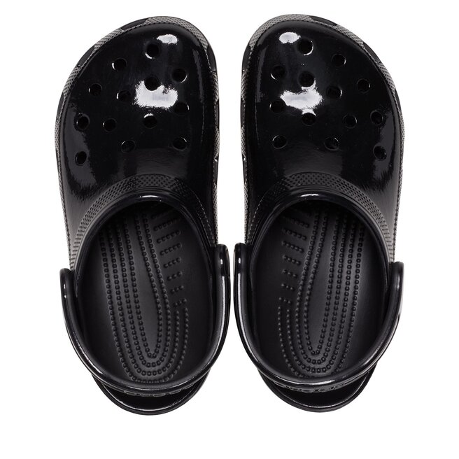 Παντόφλες Crocs Classic High Shine Clog 209609 Black 001 | epapoutsia.gr
