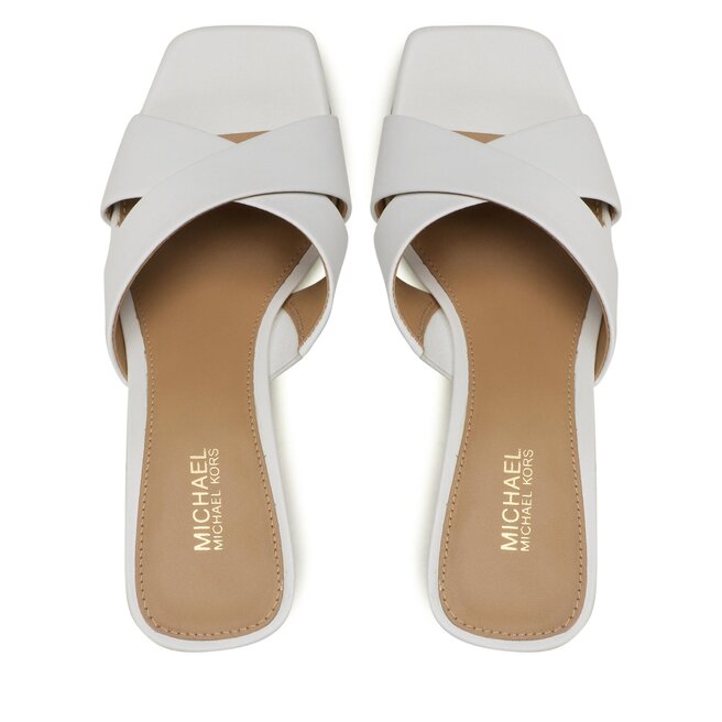 Pantoletten MICHAEL Michael Kors Clara Mule 40S3CLMS1L Optic White ...