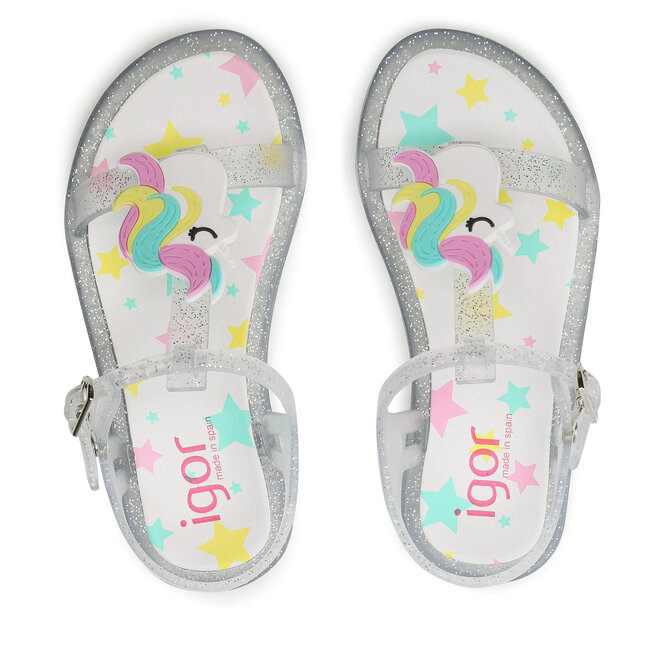 Sandale Igor Tricia Unicornio S10274-091 Tr. Transparente Glitter ...