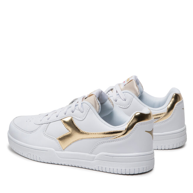 Sneakers Diadora Raptor Low Metalic Satin Wn 101.178641 01 C1070 Weiß ...