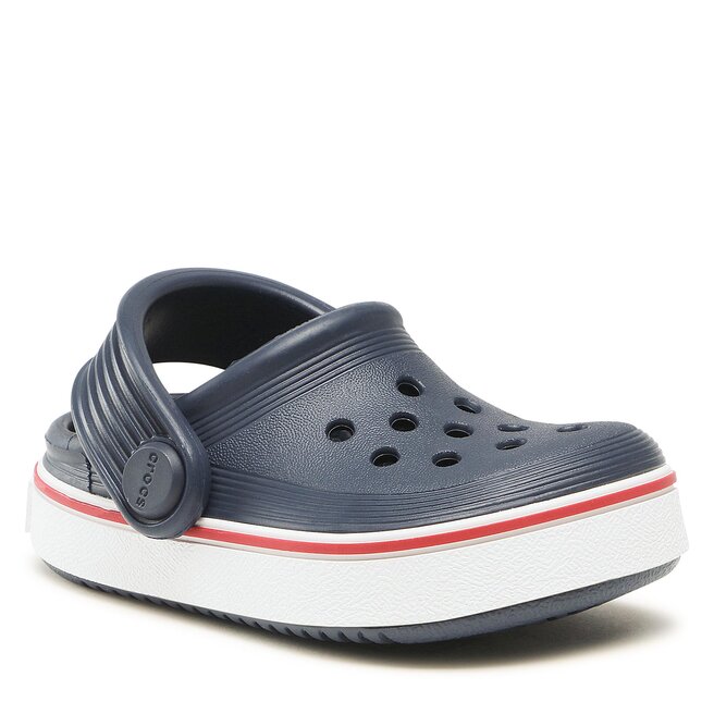 Pantoletten Crocs Crocs Crocband Clean Clog T 208479 Dunkelblau ...