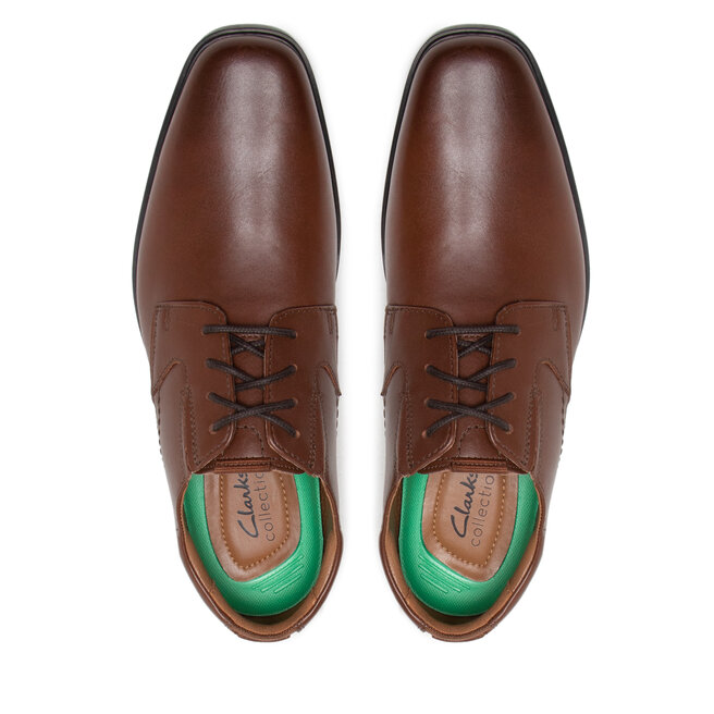 Halbschuhe Clarks Clarkslite Low 261675717 Tan Leather | eschuhe.de