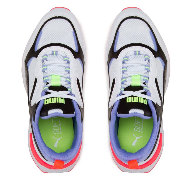 Sneakers Puma Cessia 384647 07 White/Black/Electro Purple | epantofi.ro