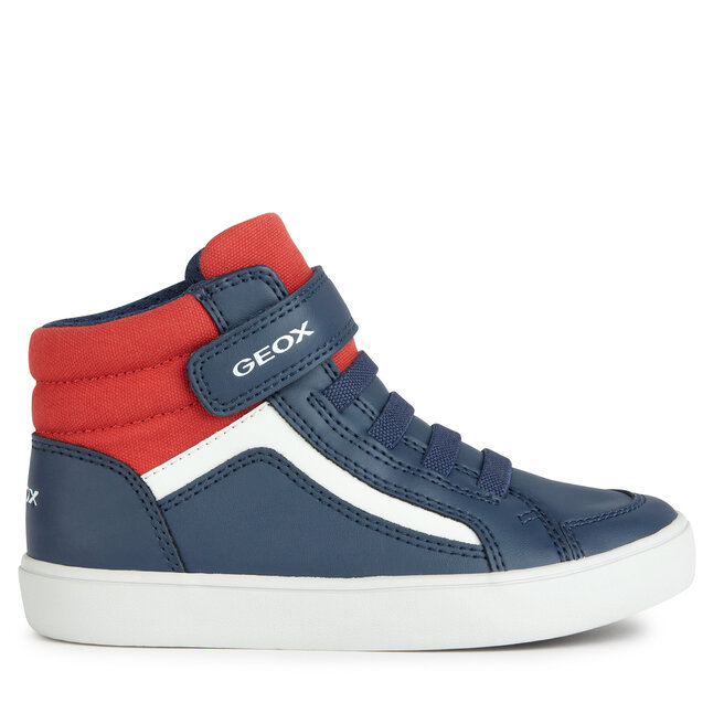 Sneakersy Geox J Gisli Boy J365CC 05410 C0735 M Navy/Red | eobuwie.com.pl