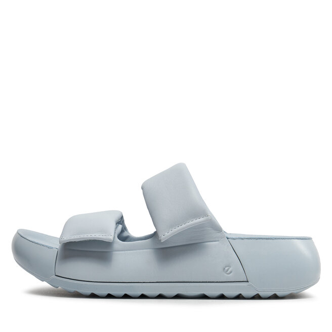 Sandały ECCO Cozmo Pf W Sandal Lea 20666301696 Niebieski | eobuwie.com.pl
