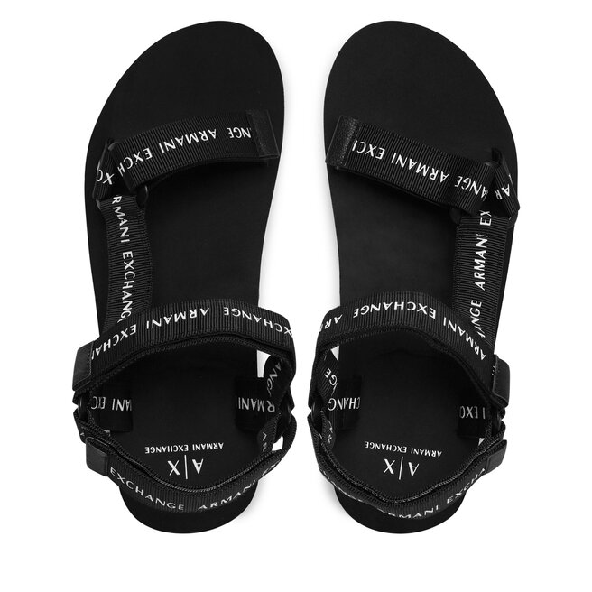 Sandały Armani Exchange XUP009 XV671 00002 Black | eobuwie.com.pl