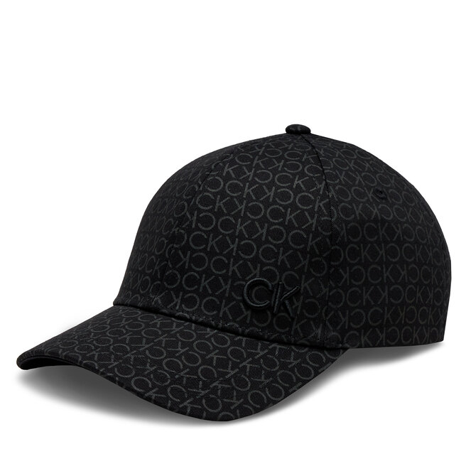 Cap Calvin Klein Ck Monogram Cotton Cap K60K611999 Schwarz | eschuhe.de