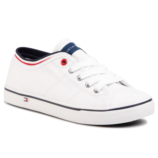 Tenisówki Tommy Hilfiger Low Cut Lace-Up Sneaker T3B4-30694-0034 S ...
