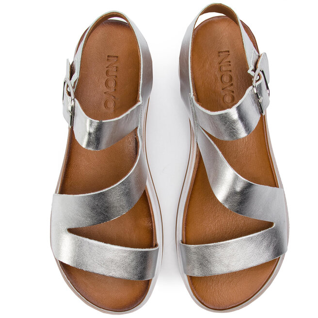 Sandały Inuovo 112003 Srebrny | eobuwie.com.pl