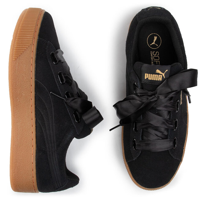 Sneakers Puma Vikky Platform Ribbon 364979 01 Puma Black/Puma Black ...