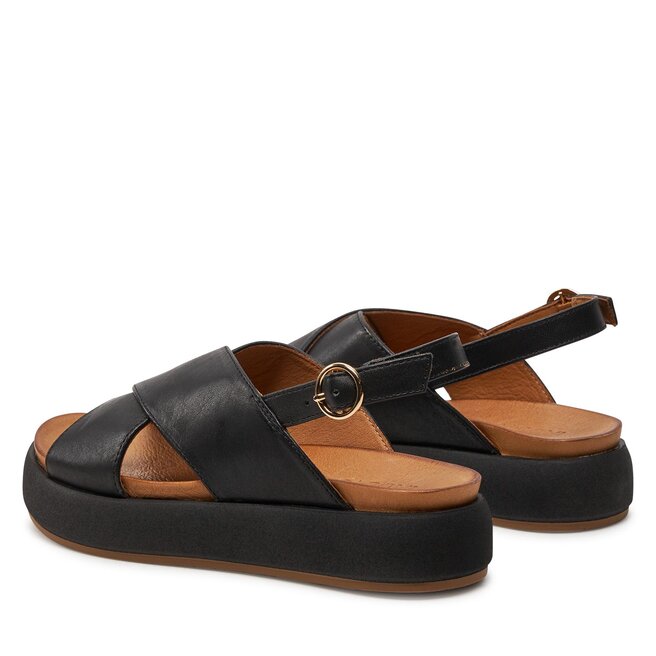 Sandały Inuovo A96005 Czarny | eobuwie.com.pl