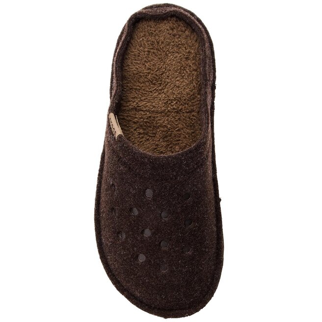 Hausschuhe Crocs Classic Slipper 203600 Espresso/Walnut | eschuhe.de