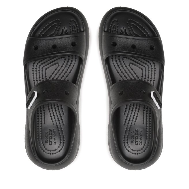 Ciabatte Crocs Classic Crush Sandal 207670 Black | escarpe.it