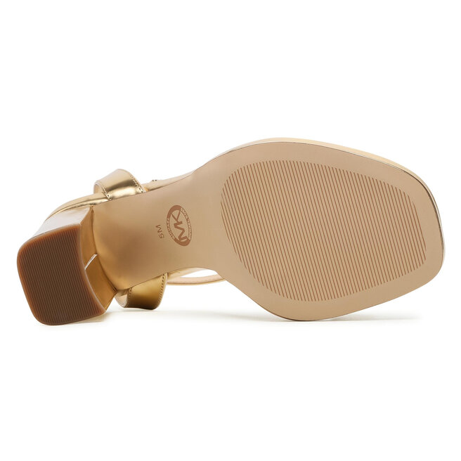 Sandalen MICHAEL Michael Kors Angela Ankle Strap 40S1ANHS1M Gold ...