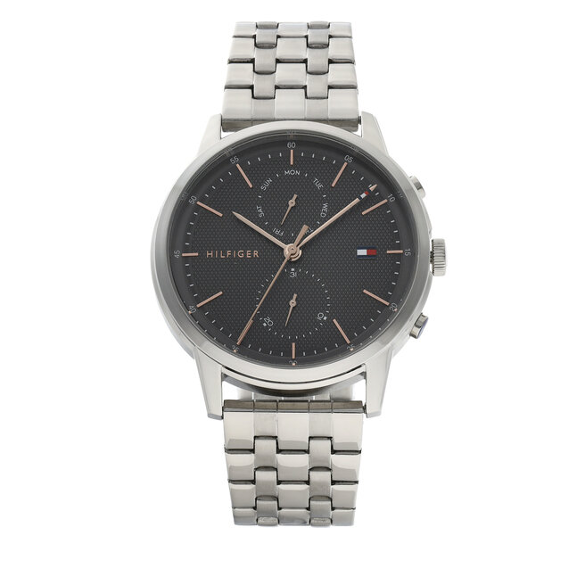 Zegarek Tommy Hilfiger Easton 1710431 Srebrny | eobuwie.com.pl