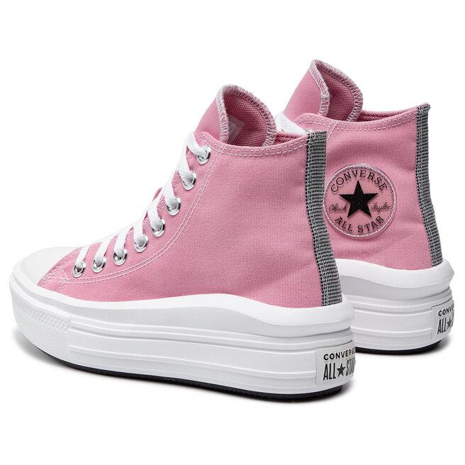 Sneakers Converse Ctas Move Hi 568795C Lotus Pink/Black/White ...