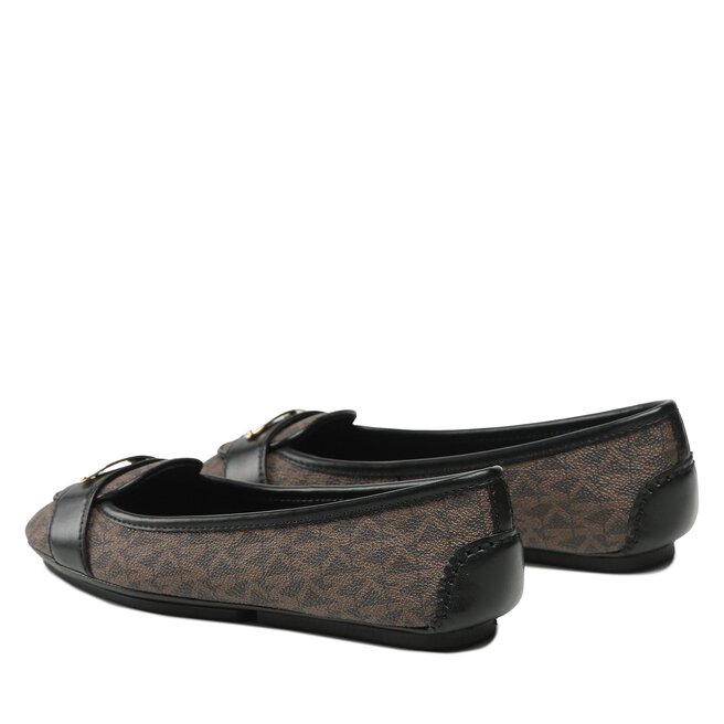 Baleriny MICHAEL Michael Kors Mk Plate Moc 40R3MKFR1B Brązowy | eobuwie ...