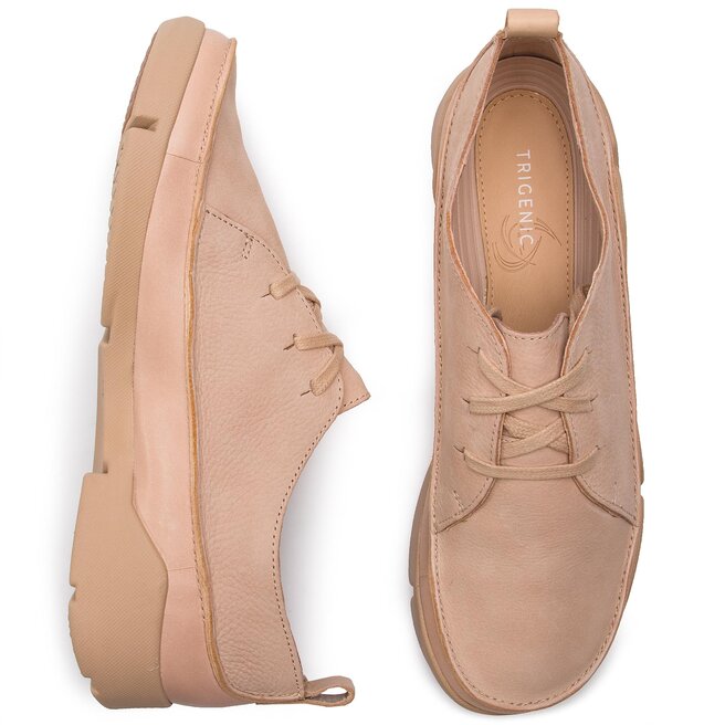 Półbuty Clarks Tri Clara 261352544 Różowy | eobuwie.com.pl