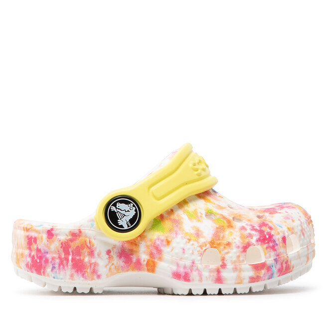 Παντόφλες Crocs Classic Tiedye Graphic Clog T 206994 Orange Zing/Multi ...