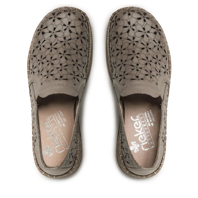 Półbuty Rieker RIEKER-46453-64 Brązowy | eobuwie.com.pl