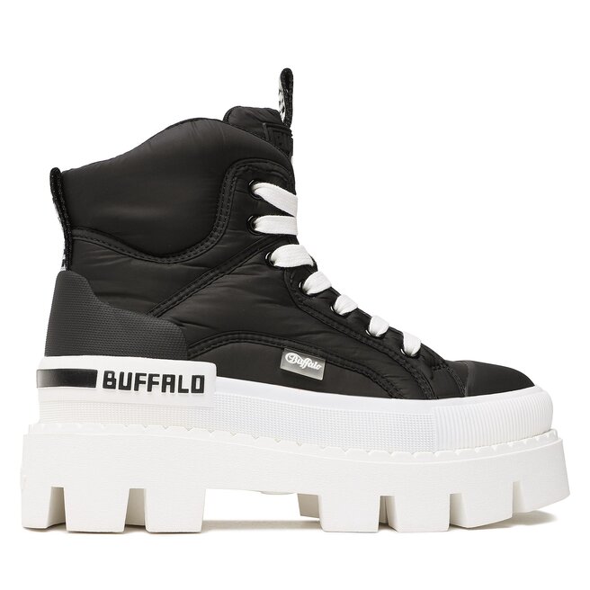 Боти Buffalo Raven Laceup Mid BN16307961 Black | obuvki.bg