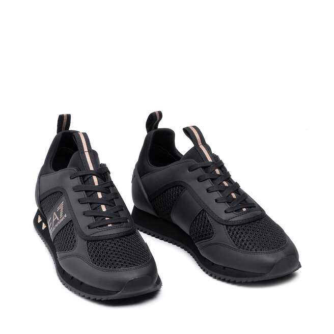 Sneakersy EA7 Emporio Armani X8X027 XK050 M701 Triple Black/Gold | eobuv.cz