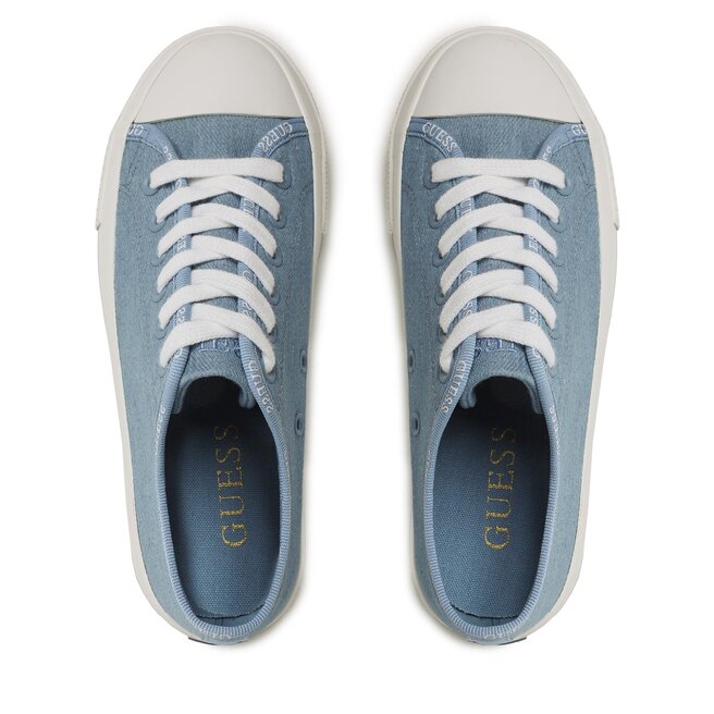 Sneakers aus Stoff Guess Emma FL6EMM DEN12 BLUE | eschuhe.de