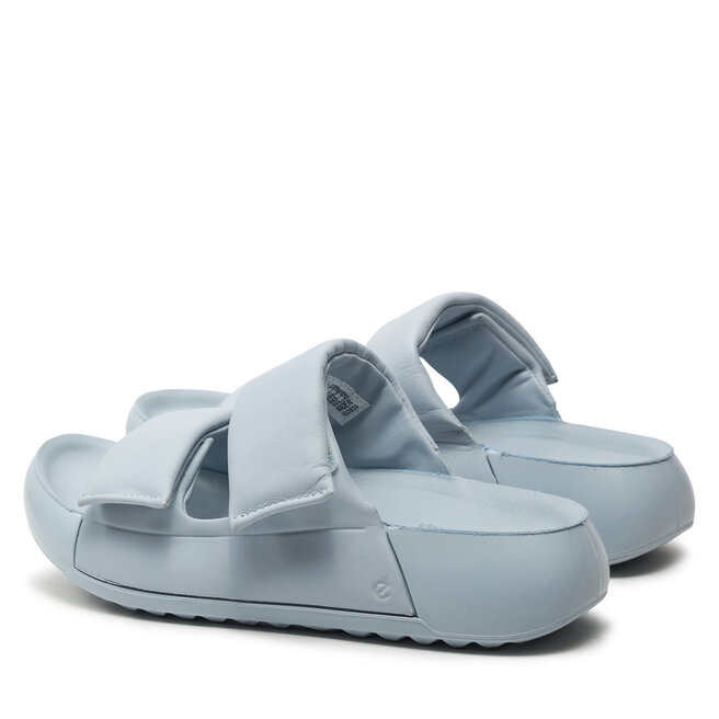 Sandały ECCO Cozmo Pf W Sandal Lea 20666301696 Niebieski | eobuwie.com.pl