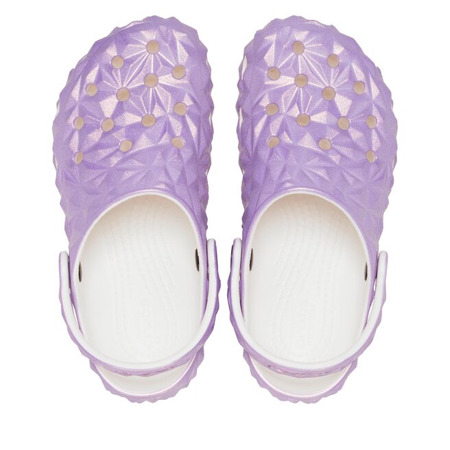 Παντόφλες Crocs Classic Iridescent Geo Clog 209841 White 100 ...
