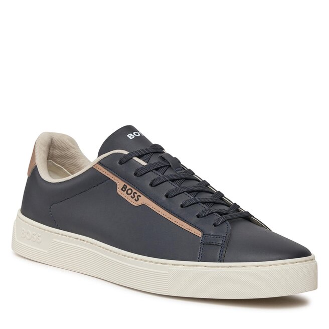 Sneakersy Boss Rhys Tenn 50502869 Dark Blue 402 | eobuwie.com.pl