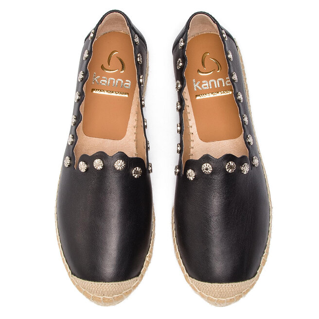 Espadrilles Kanna 19KV9009 Seta Negro | eschuhe.de