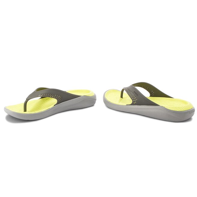 Chanclas Crocs Literide Flip 205182 Slate Grey/Light Grey | zapatos.es